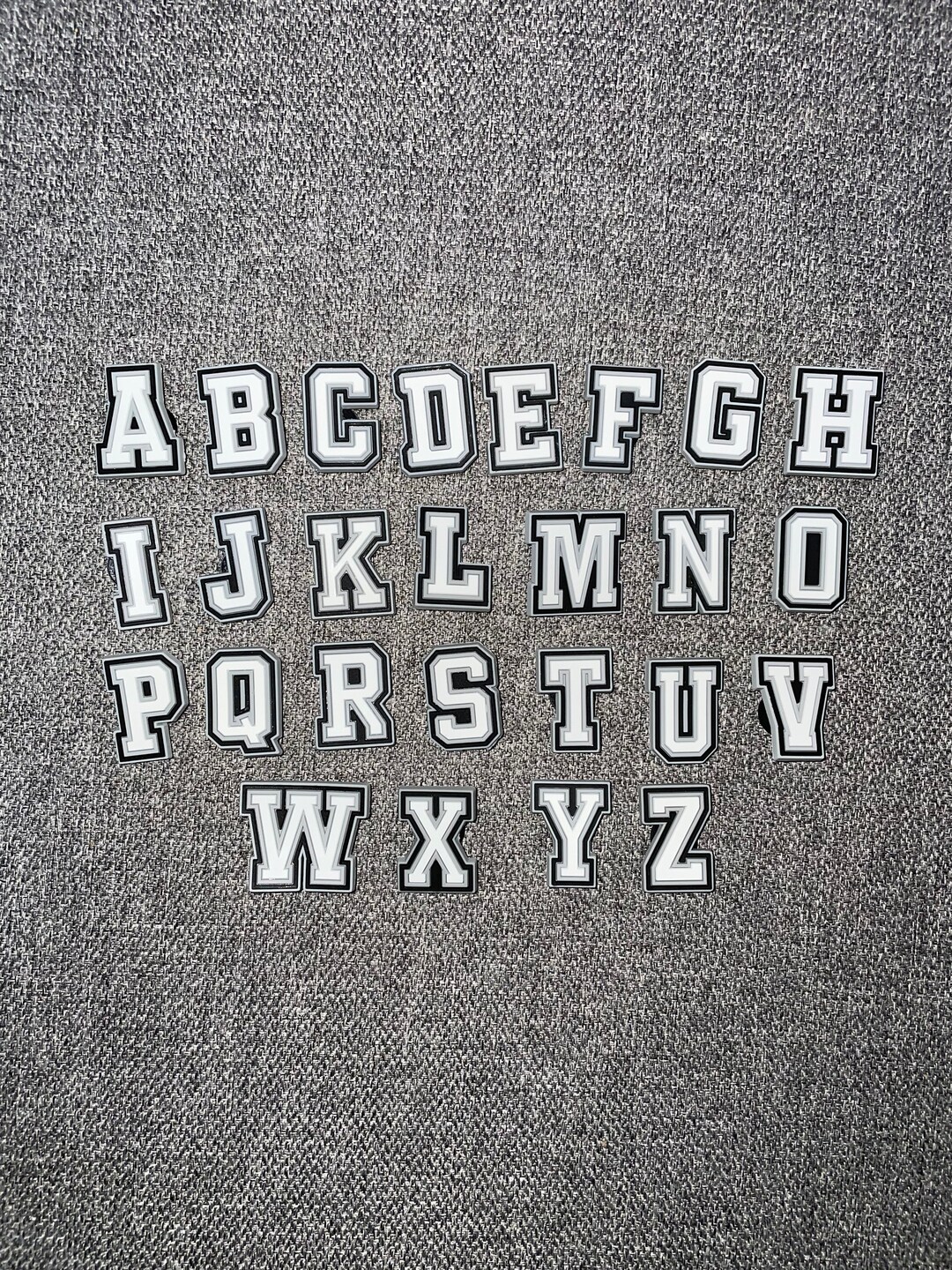 Personalised Letter Croc Charms – Alphabet Initial Jibbitz for Crocs ...