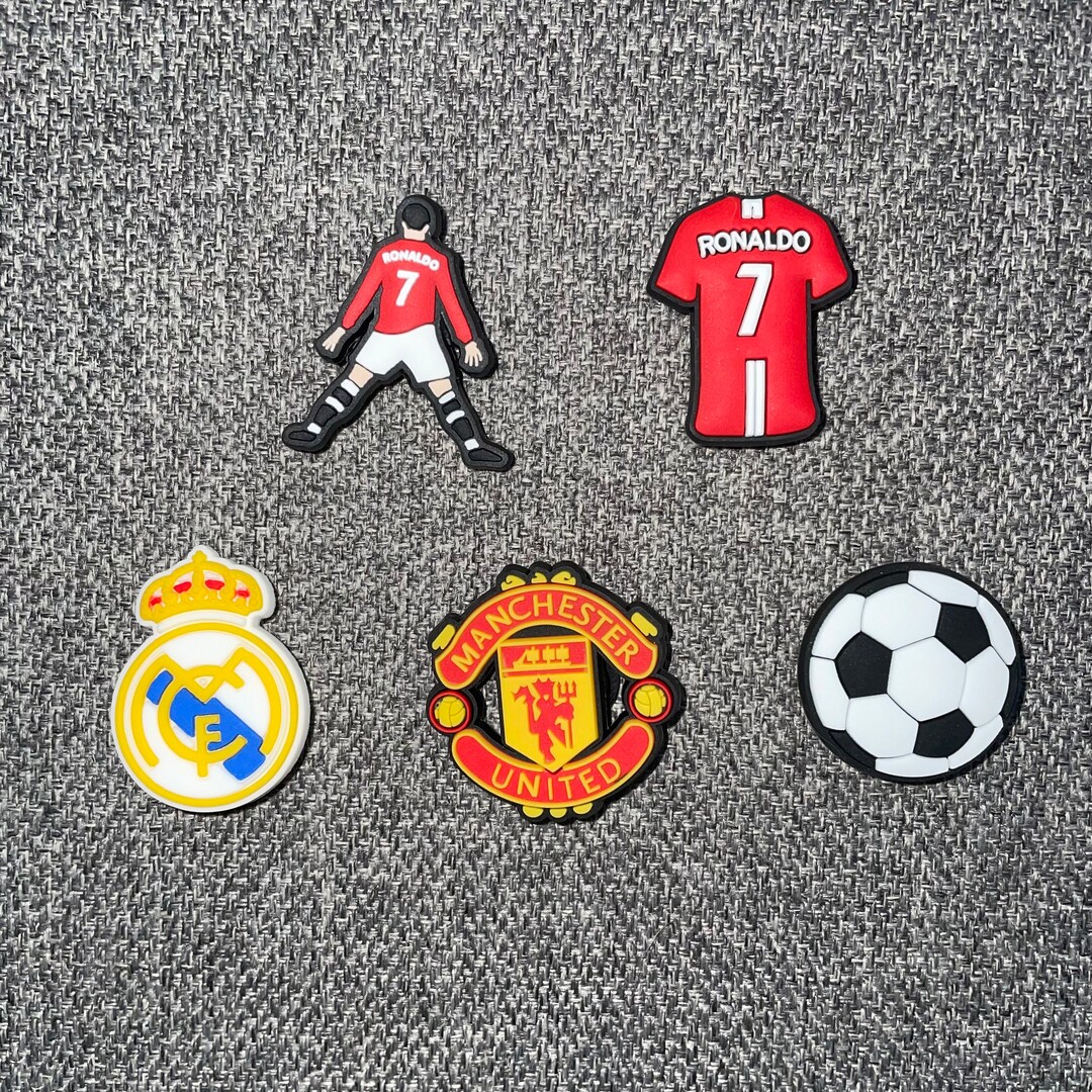 Cristiano Ronaldo Set (5) of Croc Charms - Etsy