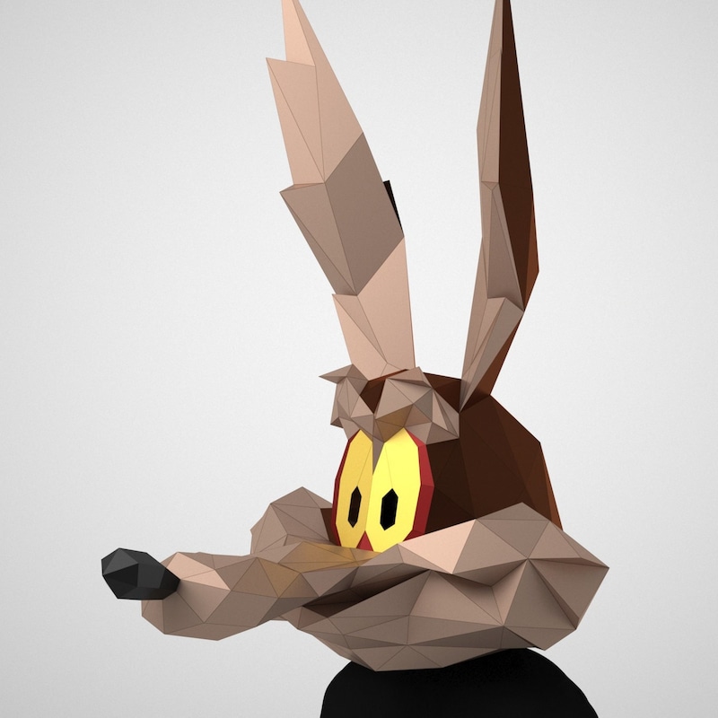 Coyote Mask - Etsy
