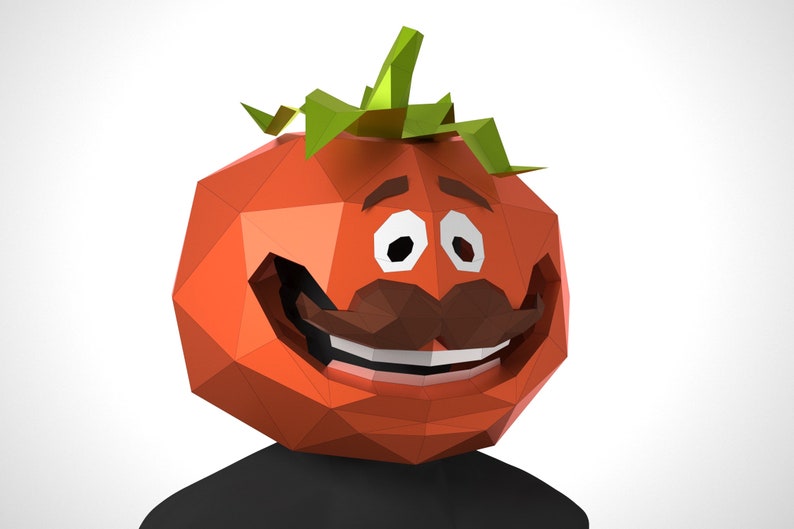 Tomato Mask, Template for Making Your Favorite Mask From the Popular ...