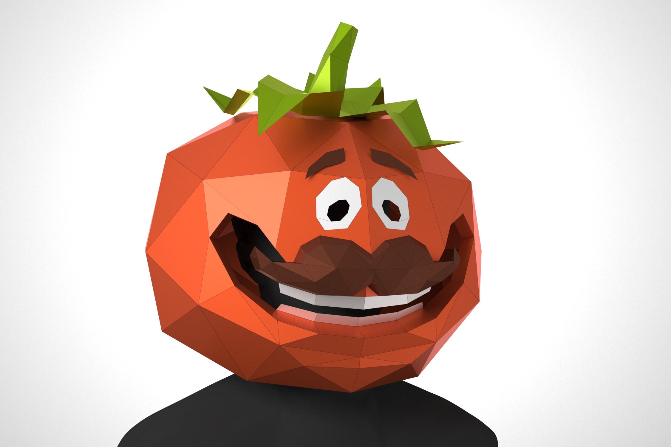 Tomato Mask, Template for Making Your Favorite Mask From the Popular ...
