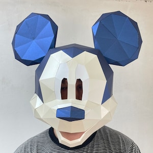 3D Mouse Mask Template: DIY Papercraft Cosplay (PDF) - Etsy