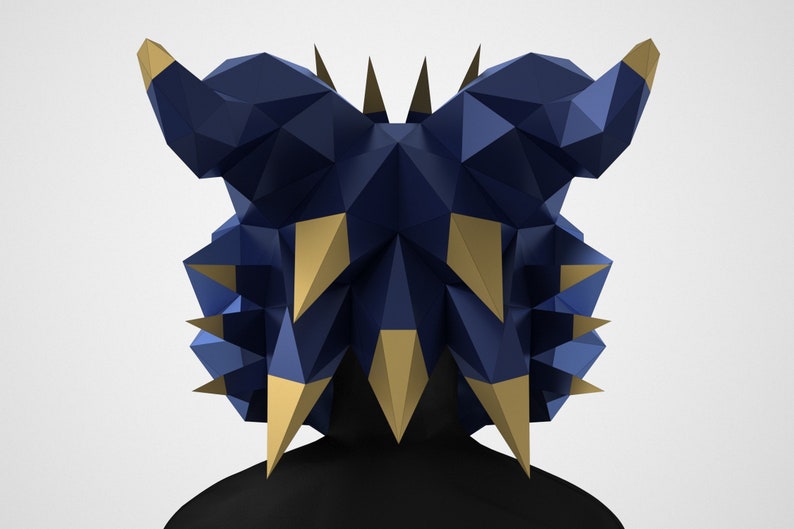 Dragonborn Mask, Funny Fish Mask, Template for Making Your Favorite ...