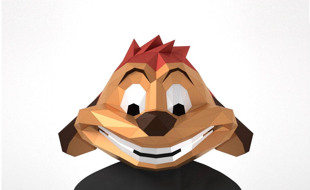 Meerkat Mask Cartoon Style Second Design, Template for Making Your ...