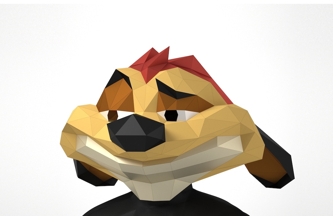 Meerkat Mask in Cartoon Style, Template for Making Your Favorite Mask ...