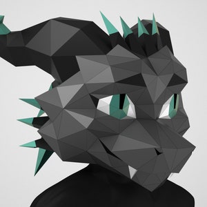 Dragonborn Mask, Funny Fish Mask, Template for Making Your Favorite ...