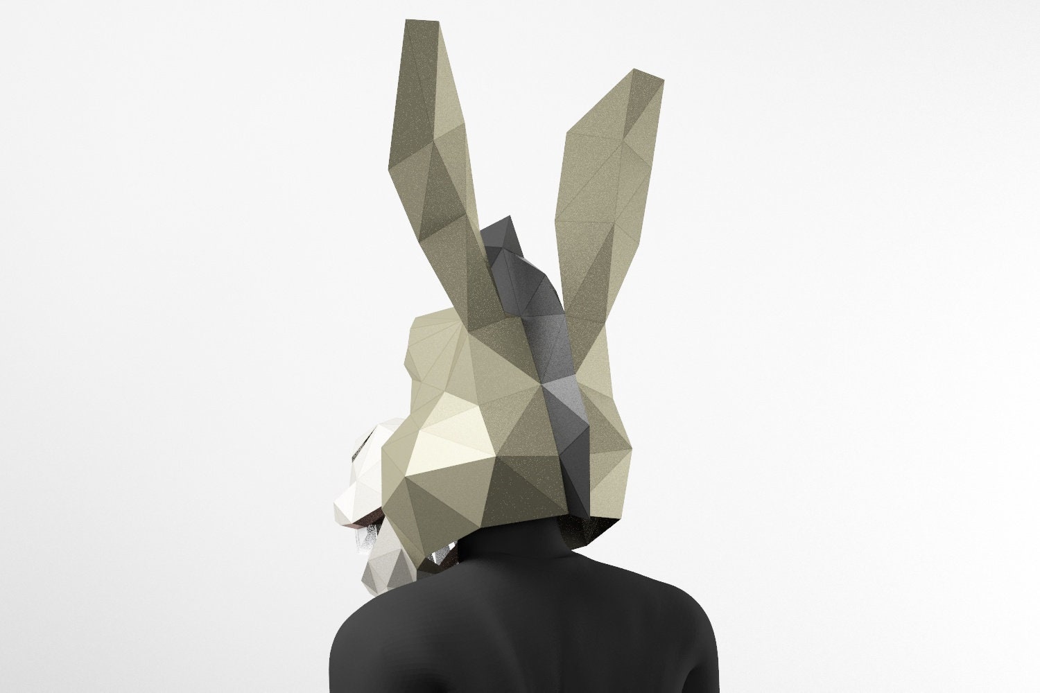 Donkey Mask PDF Template, Cartoon Style Mask - Etsy