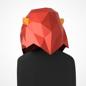 Lion Mask Papercraft – Cartoon Style, Majestic Mane, Detailed 3D Mask ...