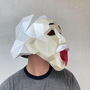 Einstein Mask PDF Template for Paper Assembly - Etsy