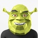 Ogre Mask, PDF Template for Making a Polygonal Paper Mask - Etsy