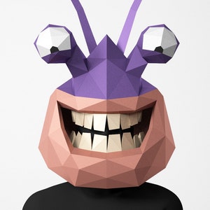 Crab Mask, Polygonal Paper Craft Mask PDF Template, Cosplay Costume - Etsy