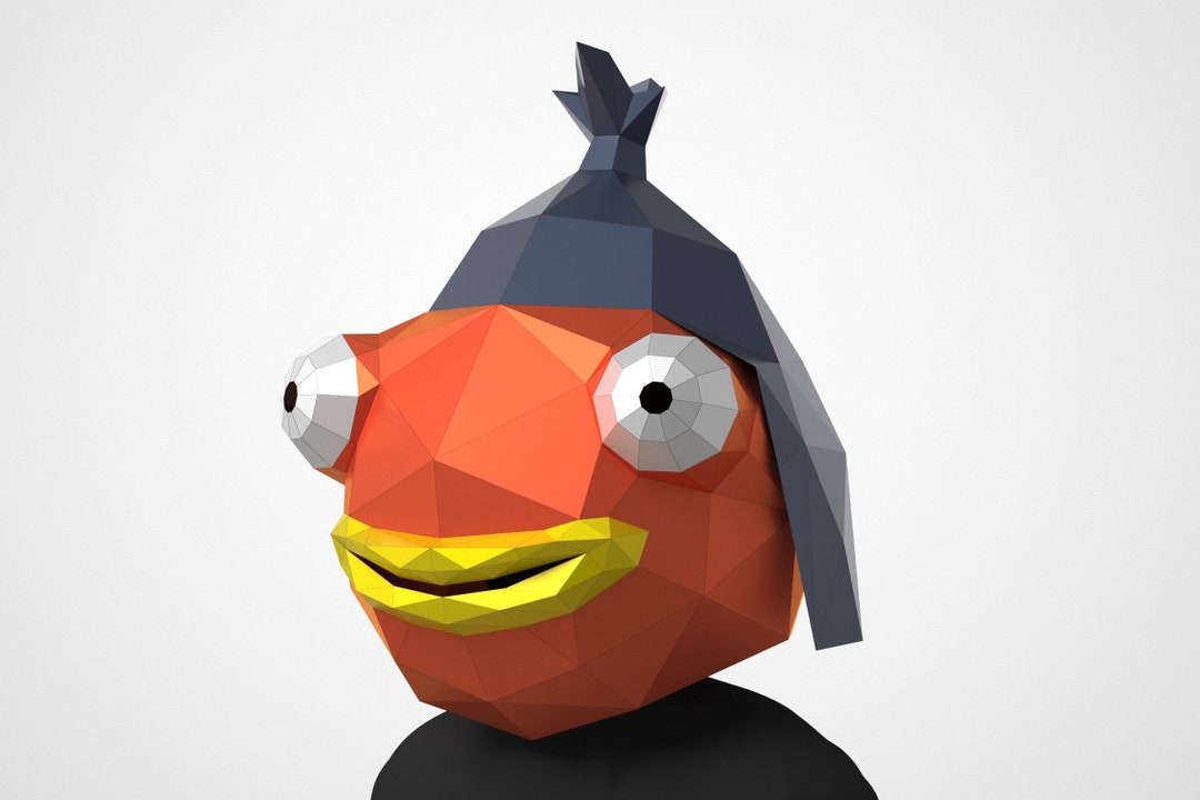 Crucian Carp Mask, Funny Fish Mask, Template for Making Your Favorite ...