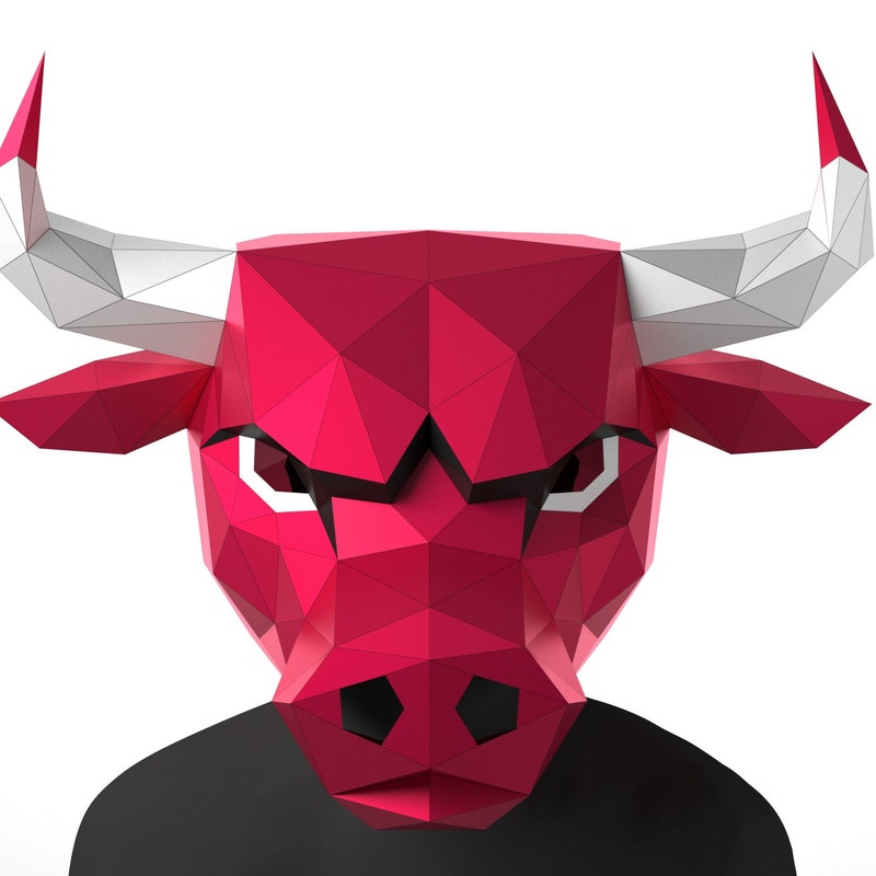 Bull Mask - Etsy