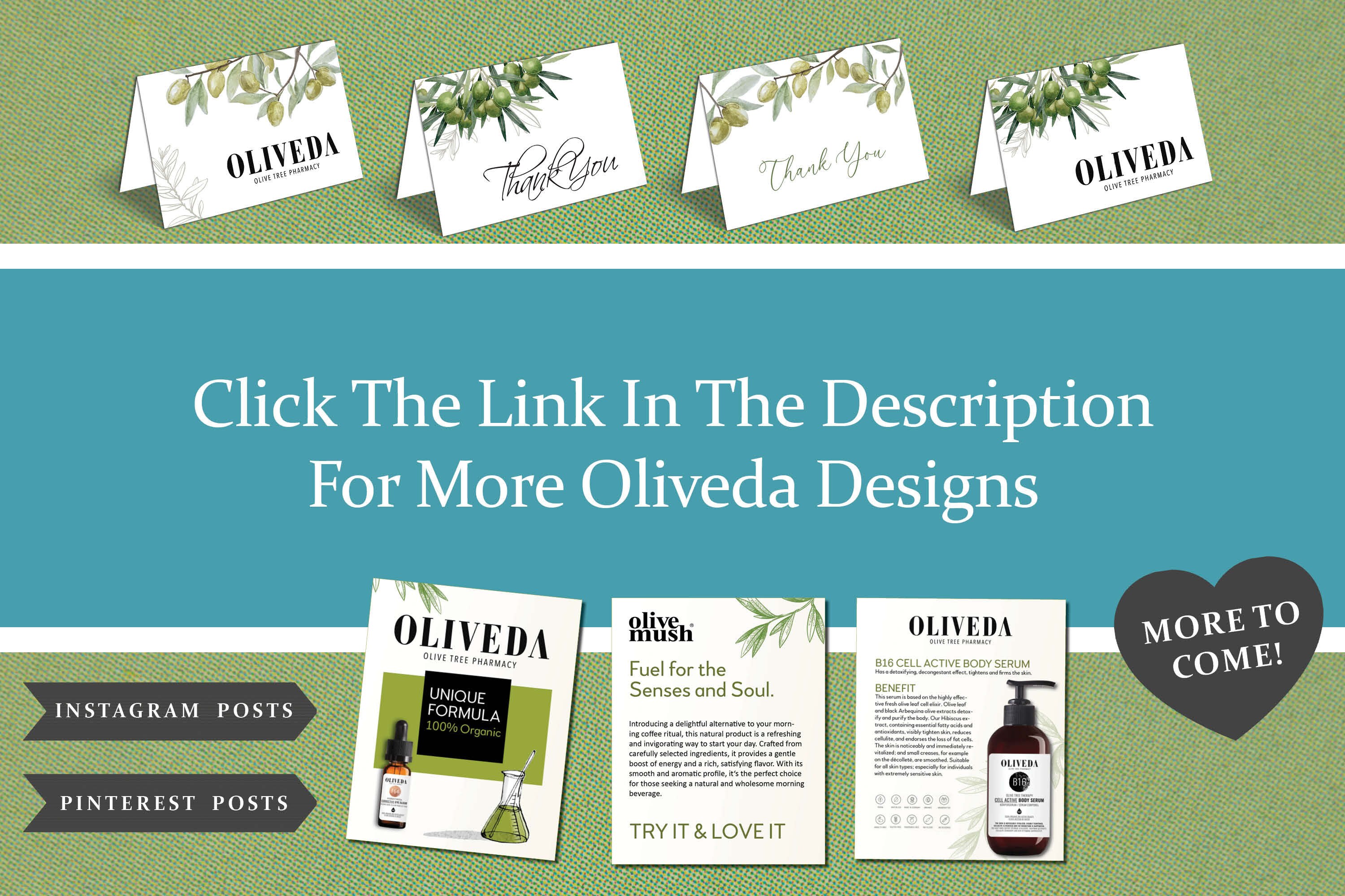 Oliveda Note Card Digital Printable Card | Printable Card | Digital ...