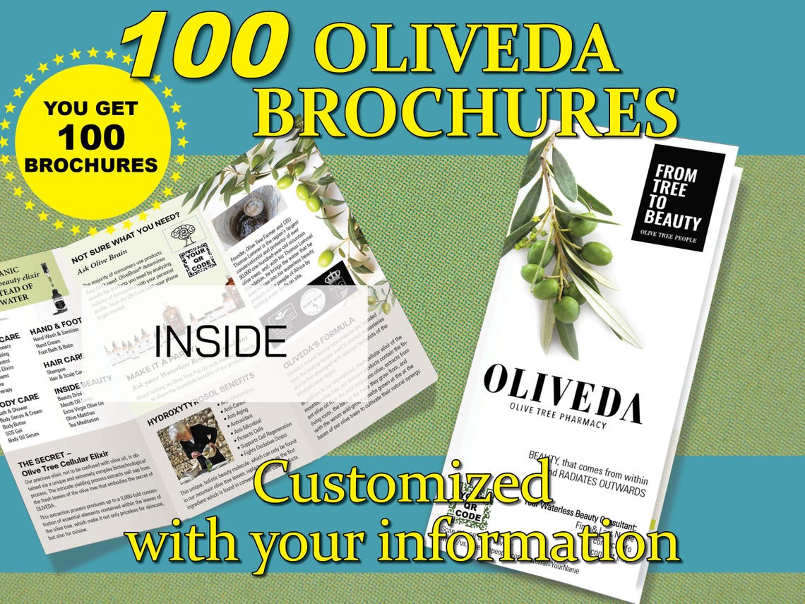 Oliveda Brochure | Brochure for Oliveda Consultants | Custom Brochure ...