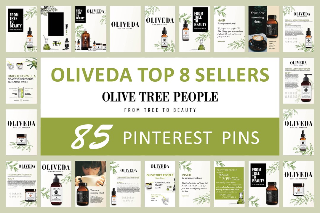 Oliveda Pinterest Pin | Customizable | Olive Tree People | Social Media ...