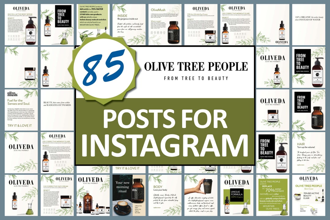 Oliveda Instagram Reels and Stories Templates | Instant Digital ...