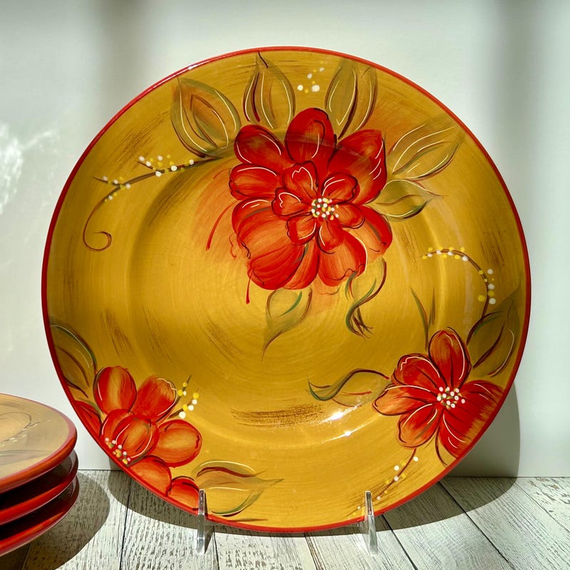 Mustard Dinner Plates - Etsy