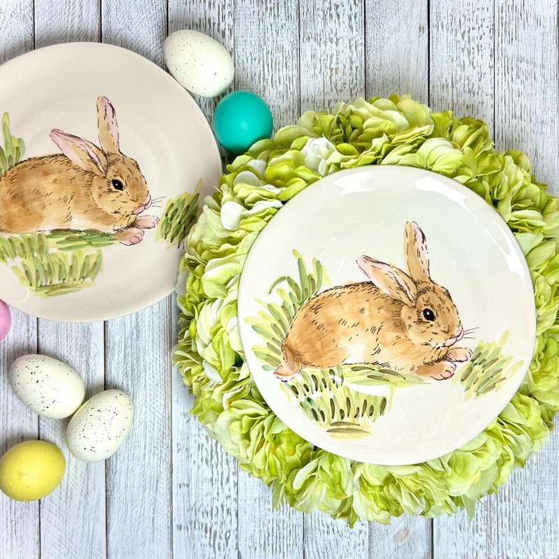 Rabbit Plate - Etsy