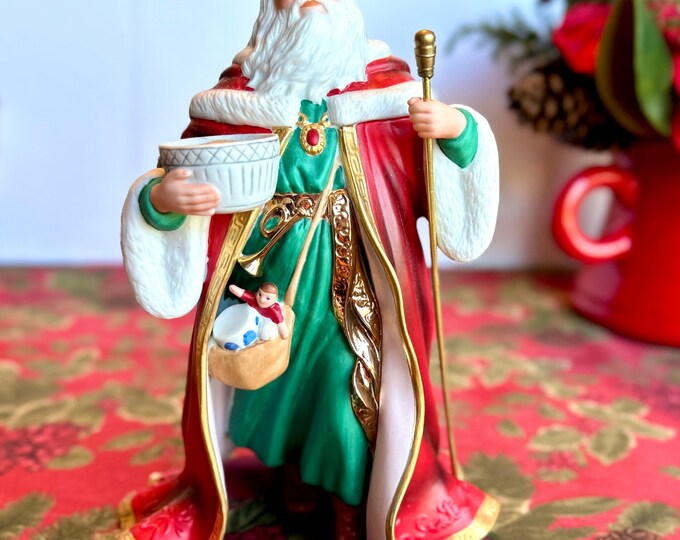 Vintage LENOX Santa Collection Father Christmas 1989, 9" Tall Vintage ...