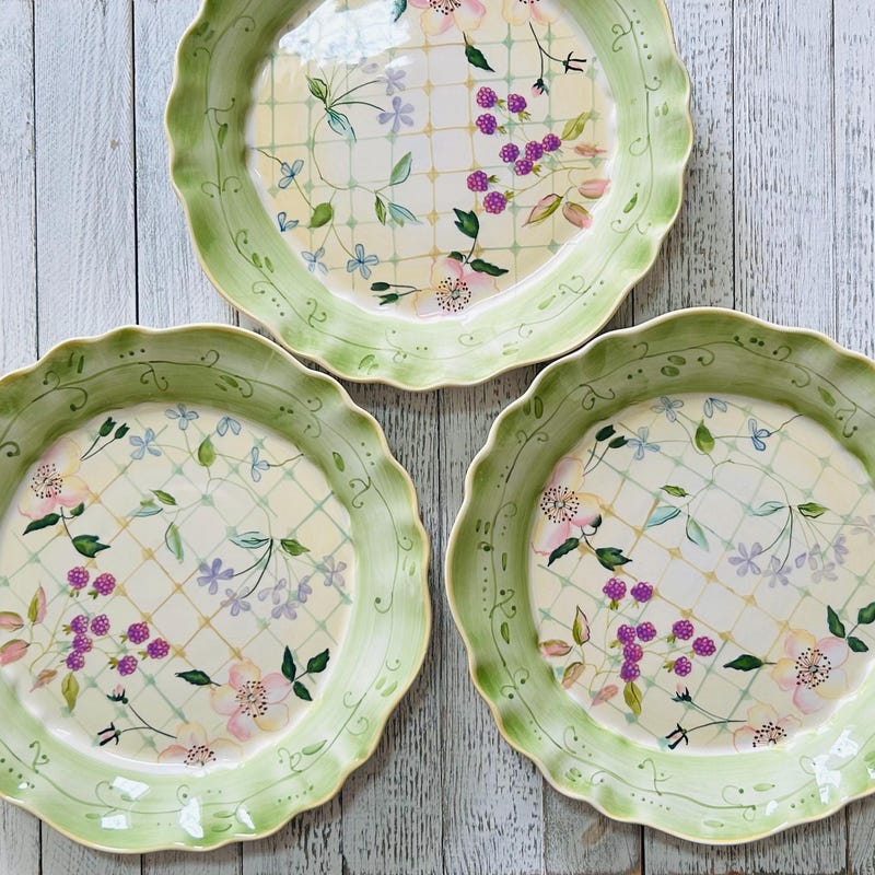 Cottage Plates - Etsy