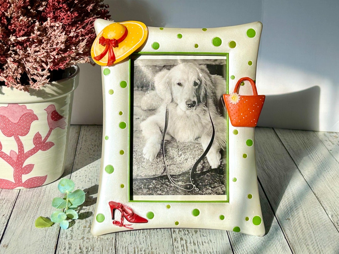 Vintage Summer Time Picture Frame 6x8, Vintage Picture Frame, Summer ...