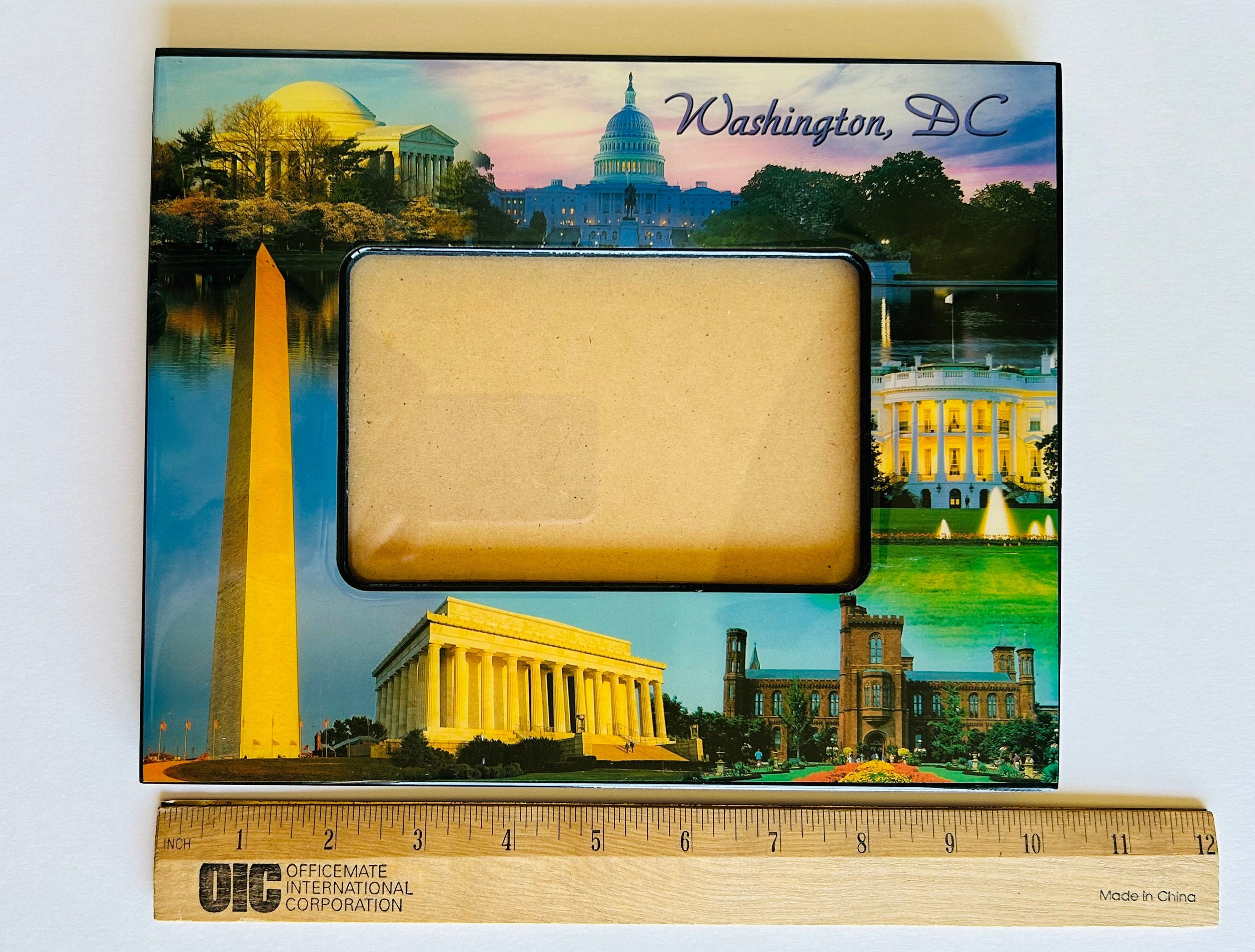 Vintage Washington DC Monuments Photo Frame 10 X - Etsy