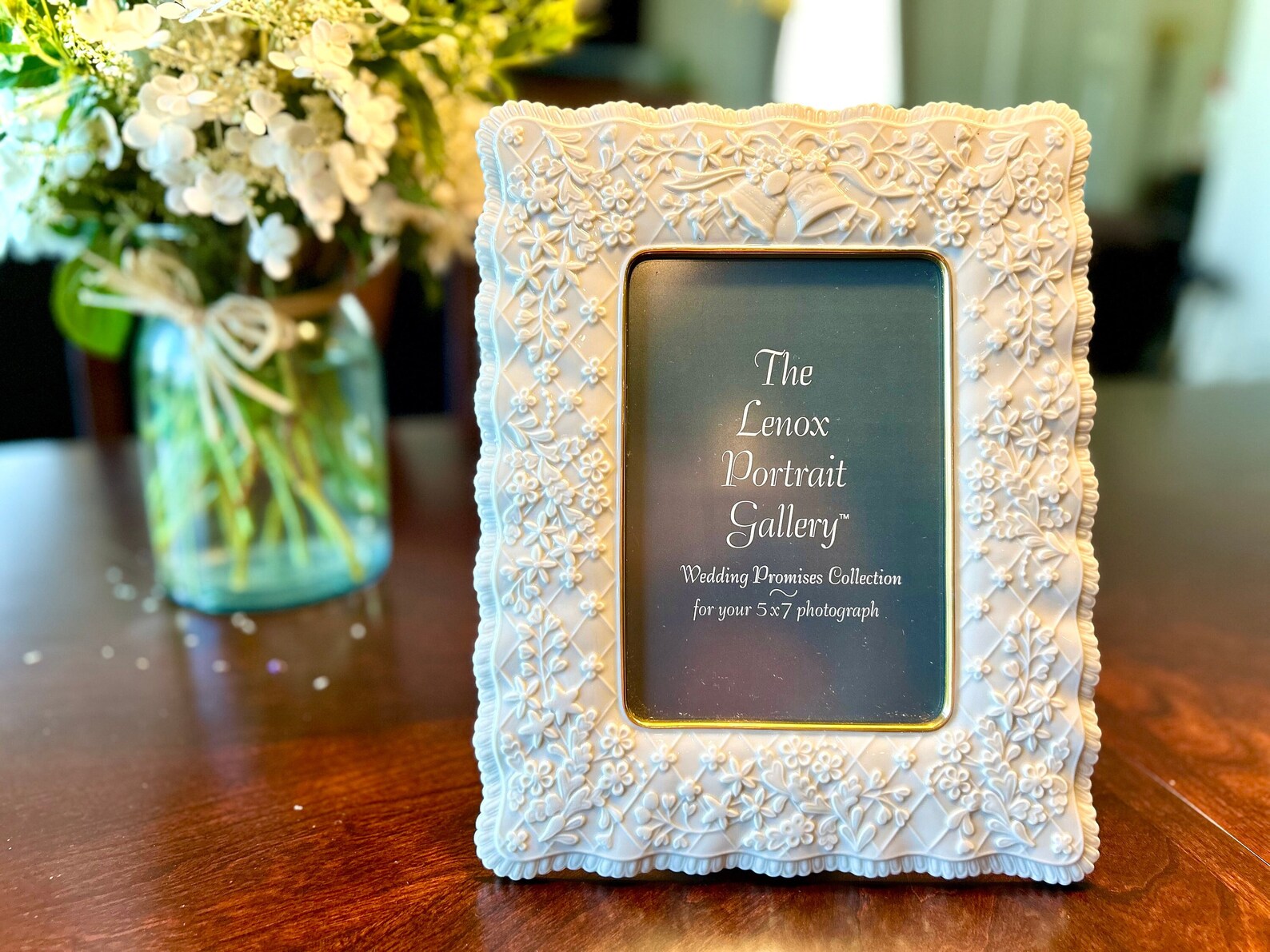 Vintage Lenox Wedding Promises Collection Ivory Porcelain Large Photo ...