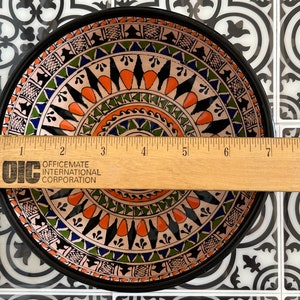 Turkish MANNAPOTTERY Hand-designed Painted and Glazed Ceramic Bowl by ...
