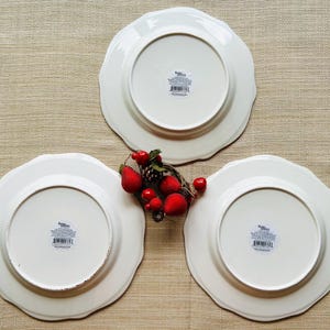 Set of 3 BETTER HOMES and GARDENS mistletoe Dinner Plates From the ...