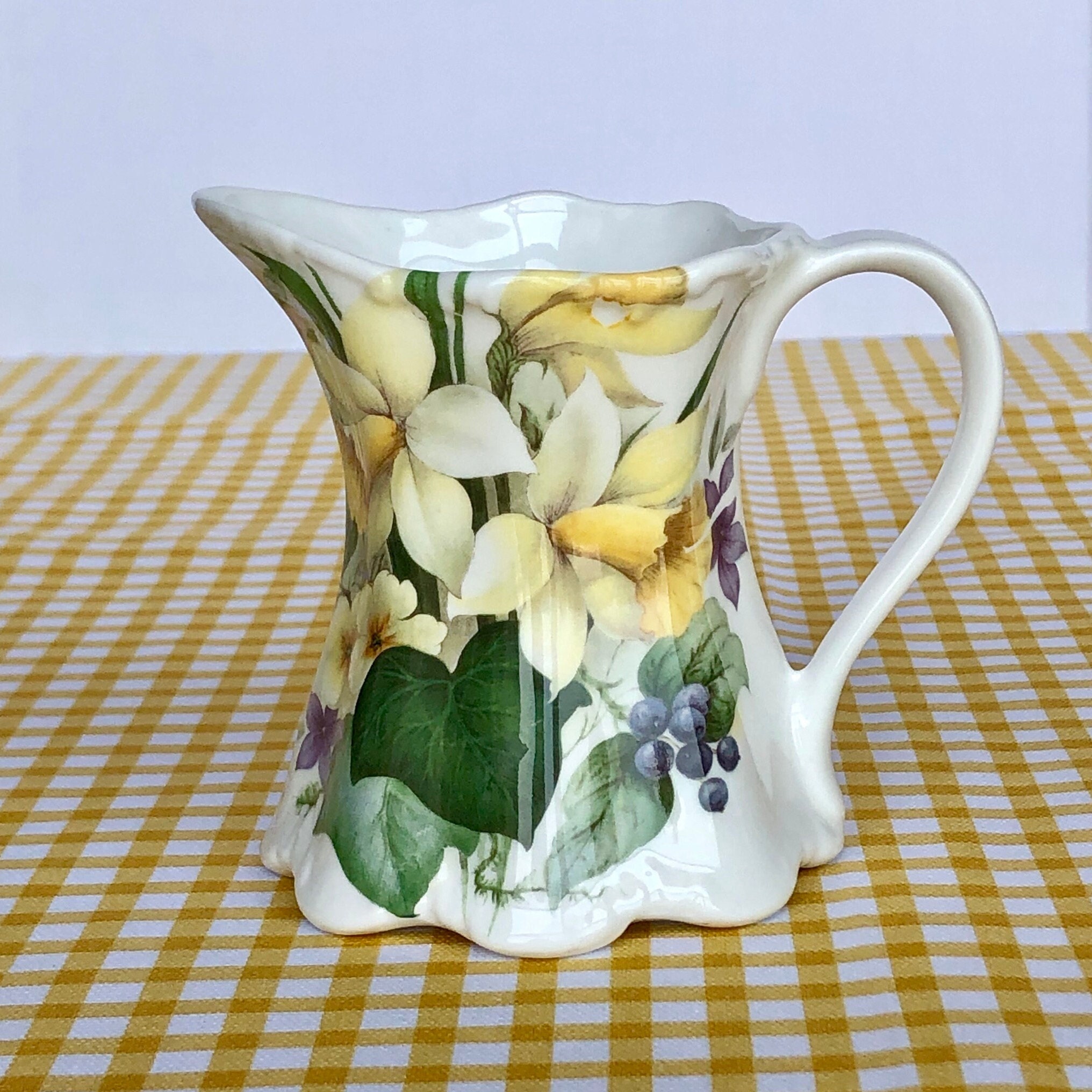 Set of Vintage 2 P.S. Fine Bone China Tray and 1 Creamer, 1 Chinacraft ...