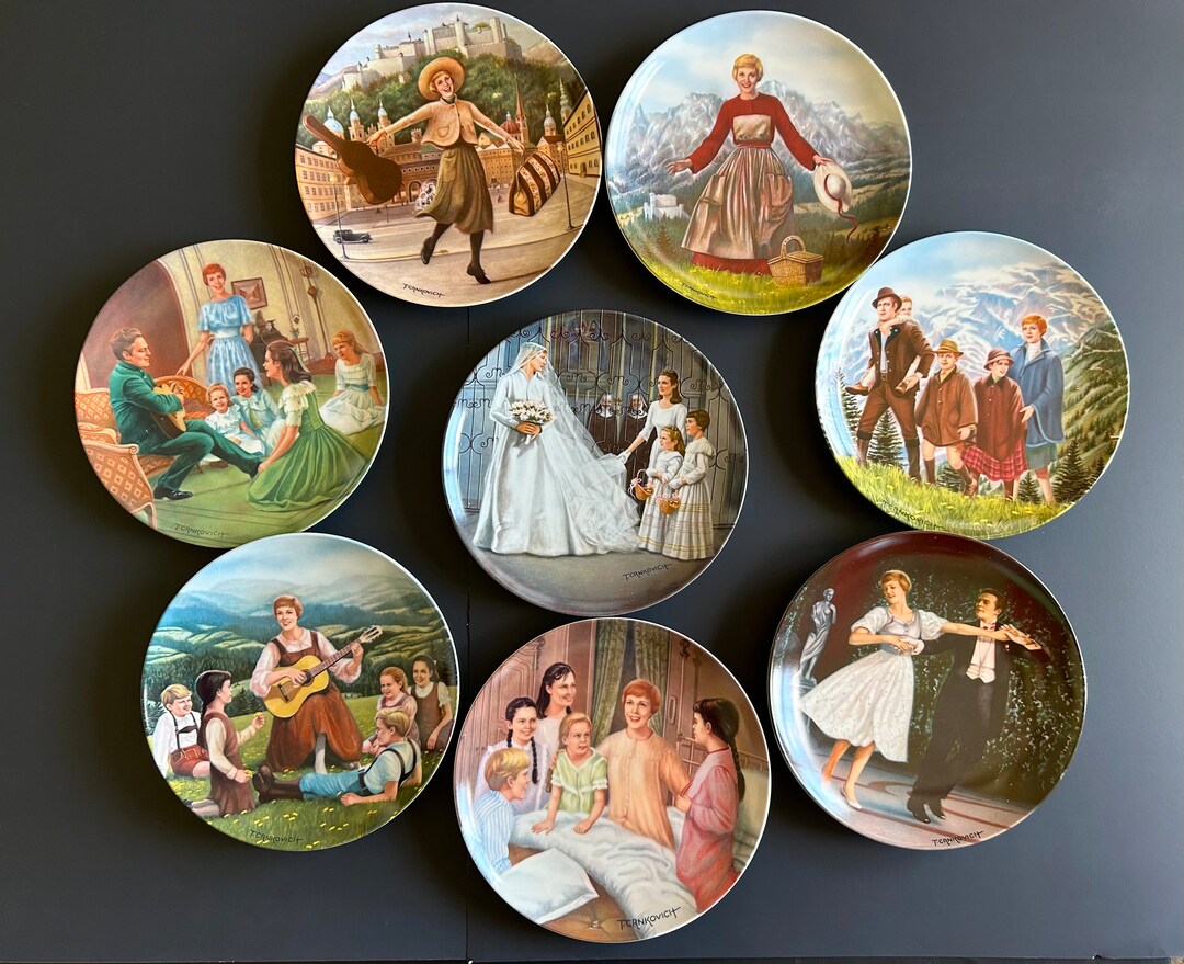 Vintage Collectible the Sound of Music Plates by EDWIN KNOWLES - Etsy
