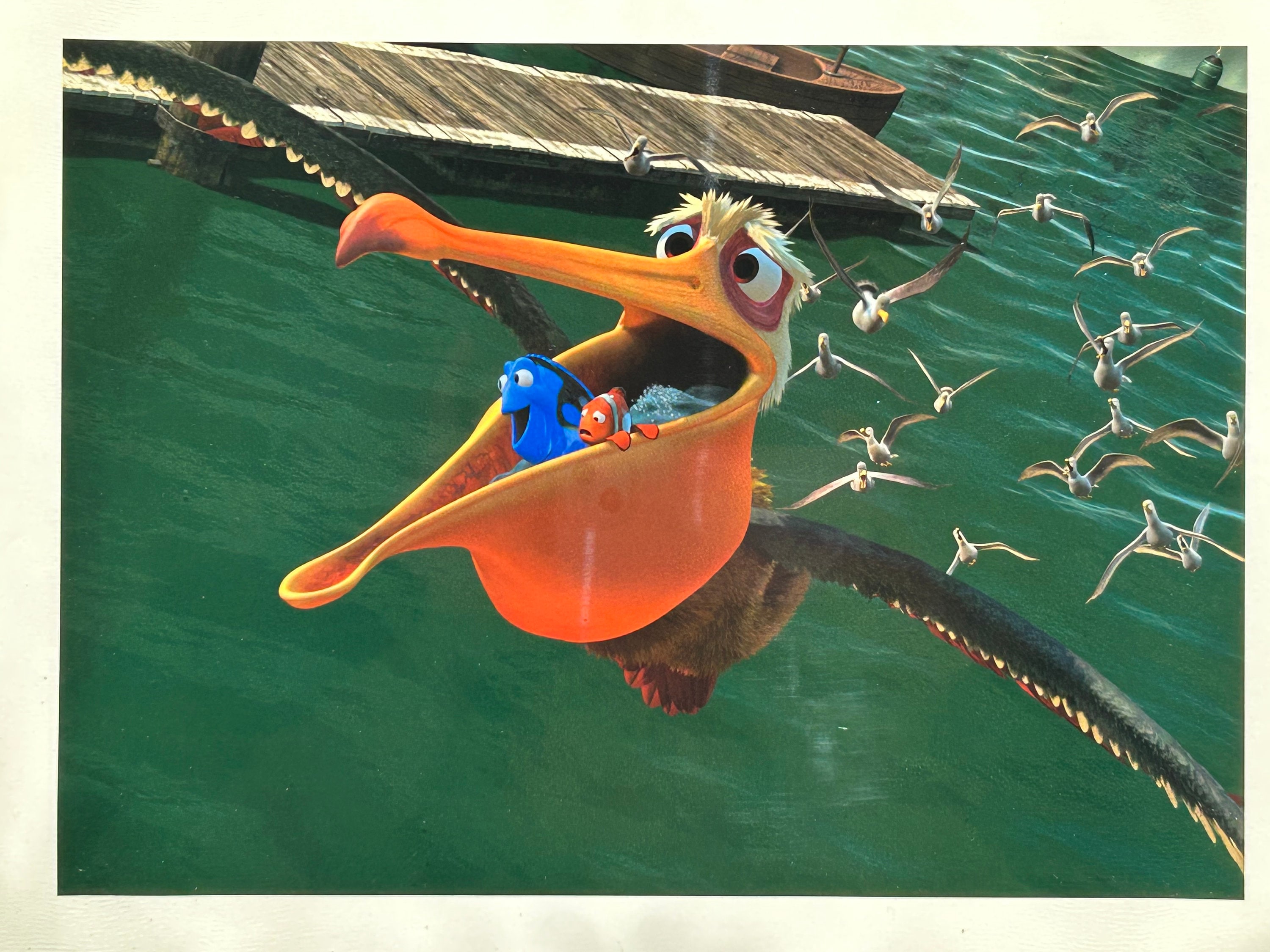 Finding Nemo Framed Nigel Escape Disney Commemorative Photo 10 - Etsy
