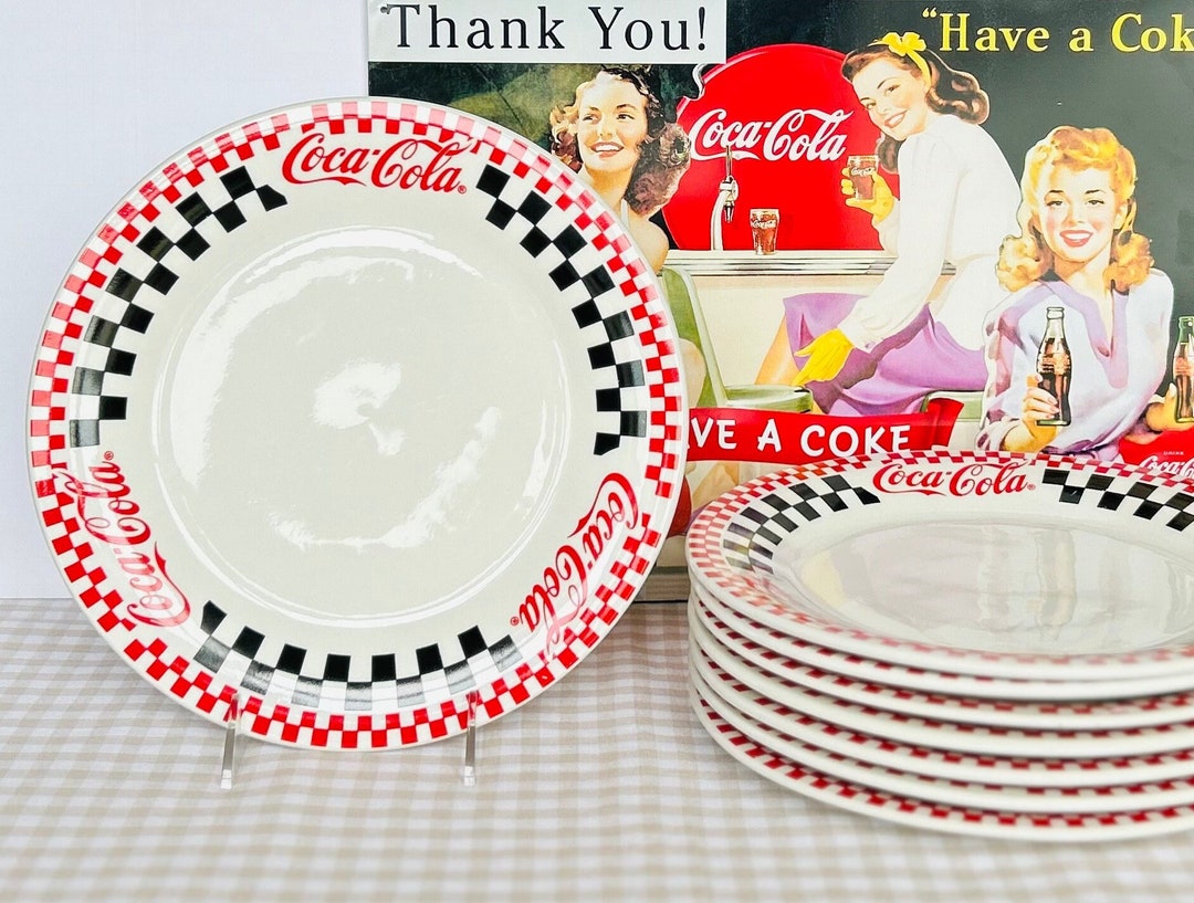 Vintage Coca-cola Company Dinner Plate 1996 by Gibson 10 5/8 ...