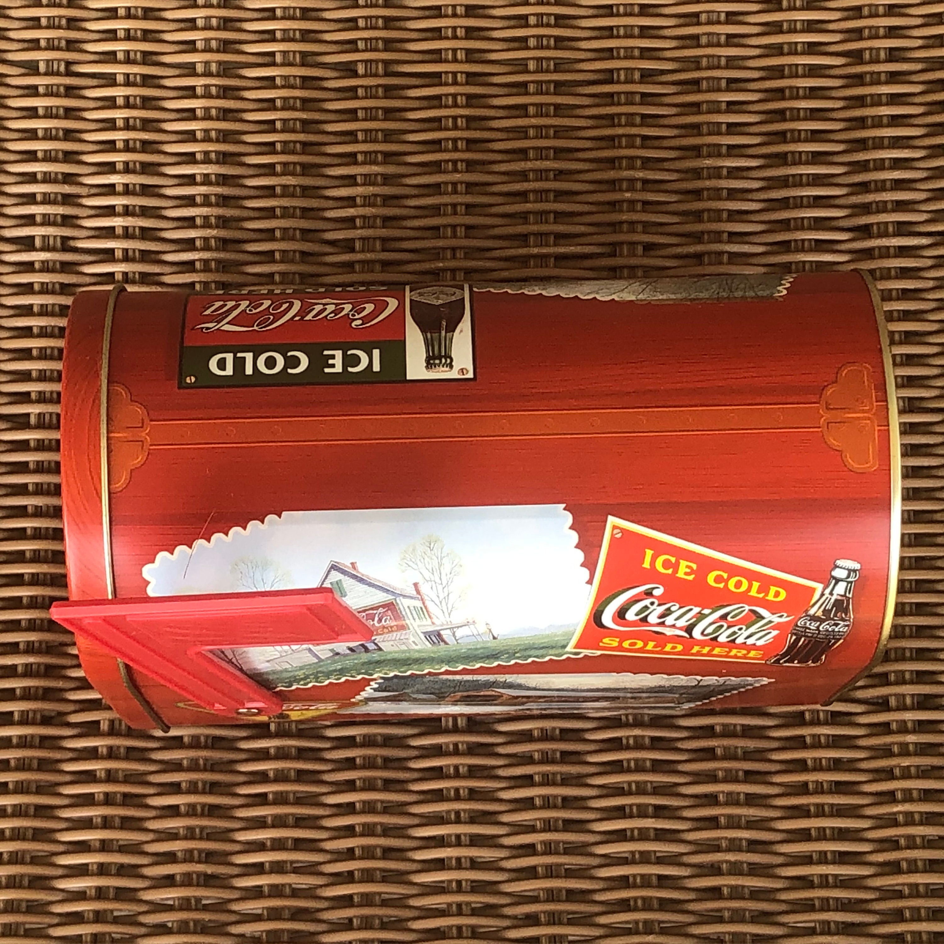 Vintage Reproduction Coca-cola Collectibles Mailbox Tin - Etsy