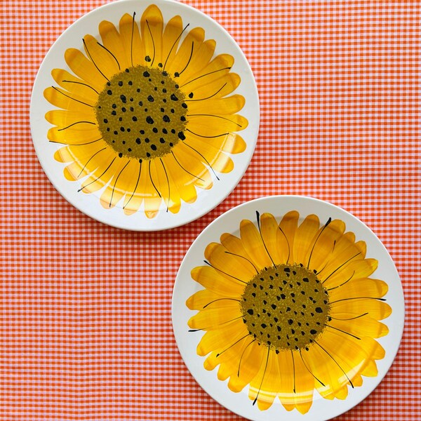 Sunflower Plate - Etsy