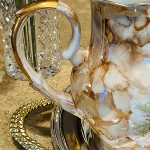 RARE 60s CHODZIEZ Porcelain Tea Set - 5 Cup Saucer | 1 Teapot (pitcher) | 1 Creamer Made in ...