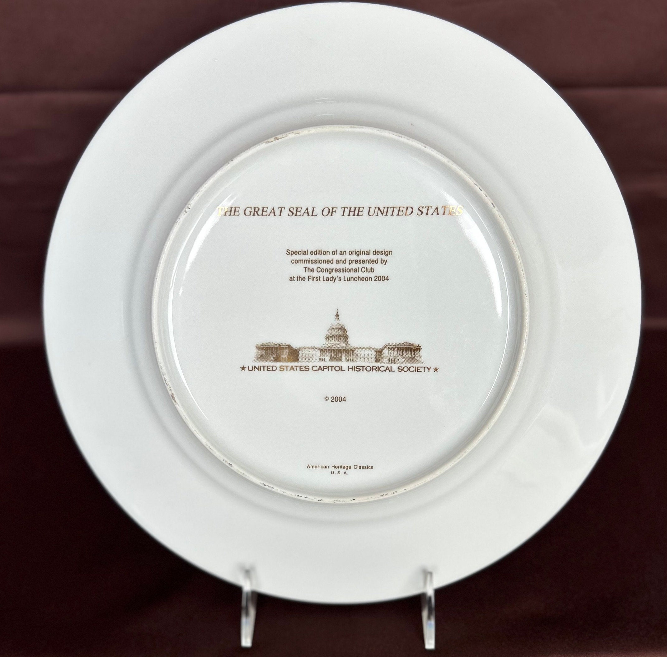 RARE Vintage 2004 the Great Seal of the United States the Congressional ...