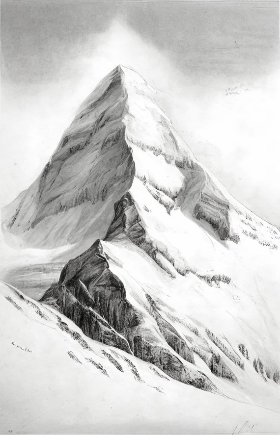 Snowy Mountain Drawings