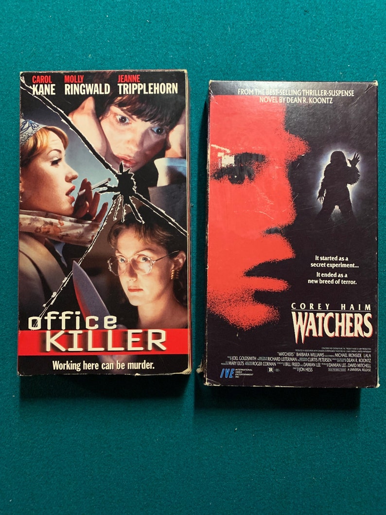 7 Dollar VHS BONANZA BLOWOUT Horror/sci-fi/creature Features/thriller ...