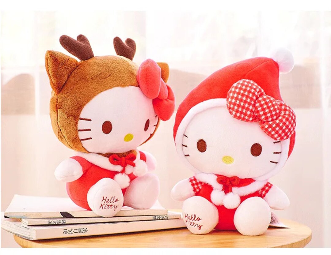 Hello Kitty Plushies: Cute Stuffed Toys for Kawaii Holiday - Etsy