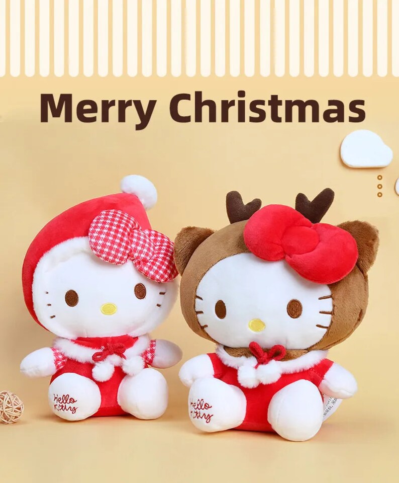 Hello Kitty Plushies: Cute Stuffed Toys for Kawaii Holiday - Etsy