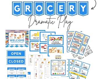 Farmer's Market Dramatic Play Pack Spring Themed Pretend - Etsy