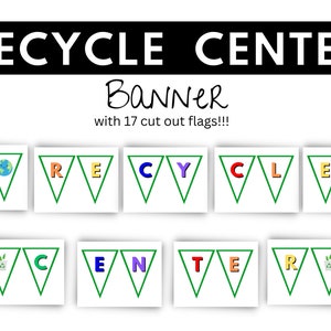 Recycle Center Dramatic Play Printable Set - Etsy
