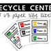 Recycle Center Dramatic Play Printable Set - Etsy