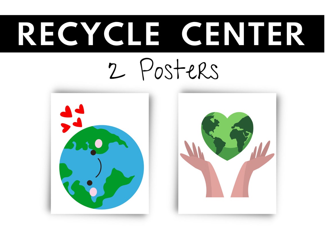 Recycle Center Dramatic Play Printable Set - Etsy
