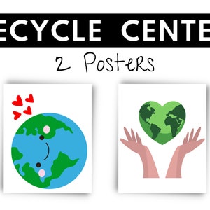 Recycle Center Dramatic Play Printable Set - Etsy
