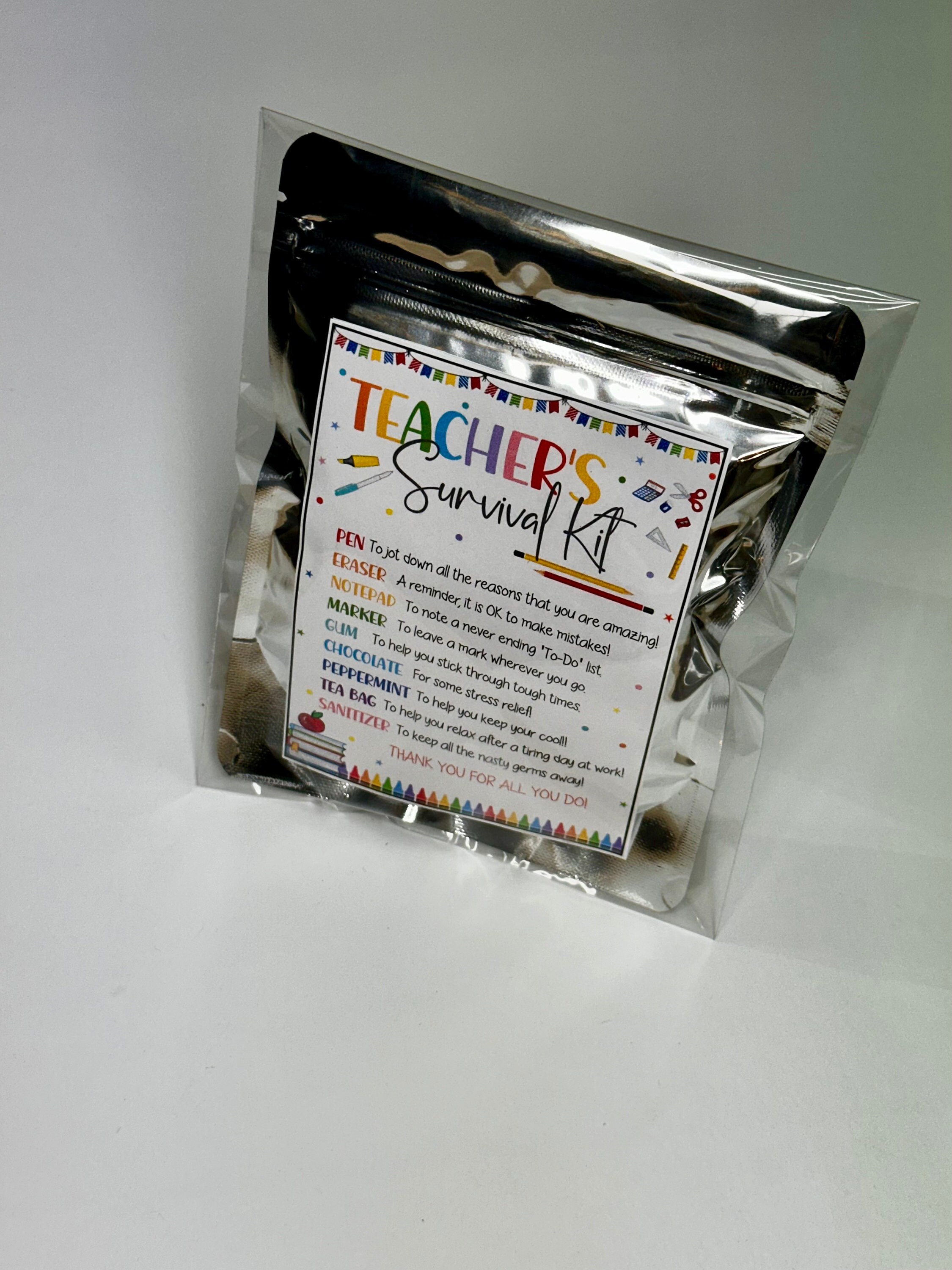 Teachers Survival Kit Gift, Teacher Appreciation - Etsy