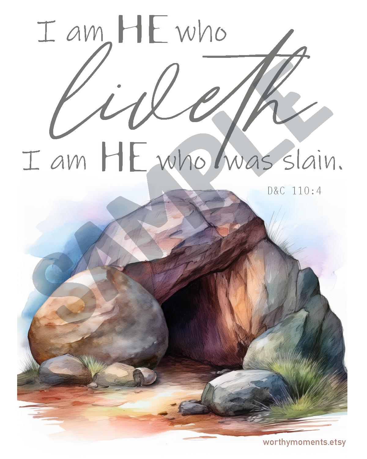 Jesus Christ Easter Printable Doctrine & Covenants LDS Come Follow Me ...