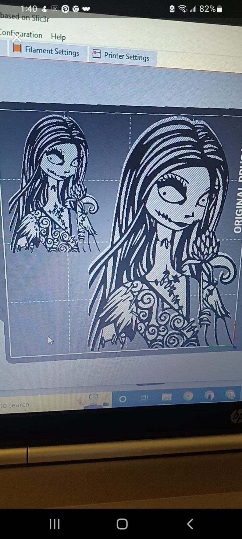 Nightmare Before Christmas Sally Decor / Sally Centerpiece/ Cake Topper ...